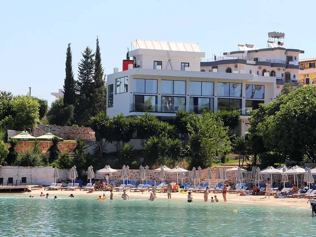 Best Ksamil hotels on the beach (private beach access included)